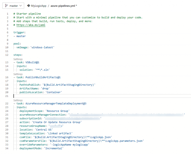 Deploying A Logic App Using Azure Devops Yaml Pipeline Vaibhav Gujral